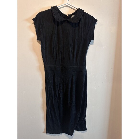 Bella Bird | Dresses | Bella Bird Collared Black Dress S | Poshmark